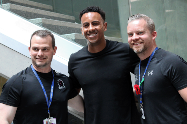 Kyle Walker Sky Sports Visits The Sixth Form Bolton